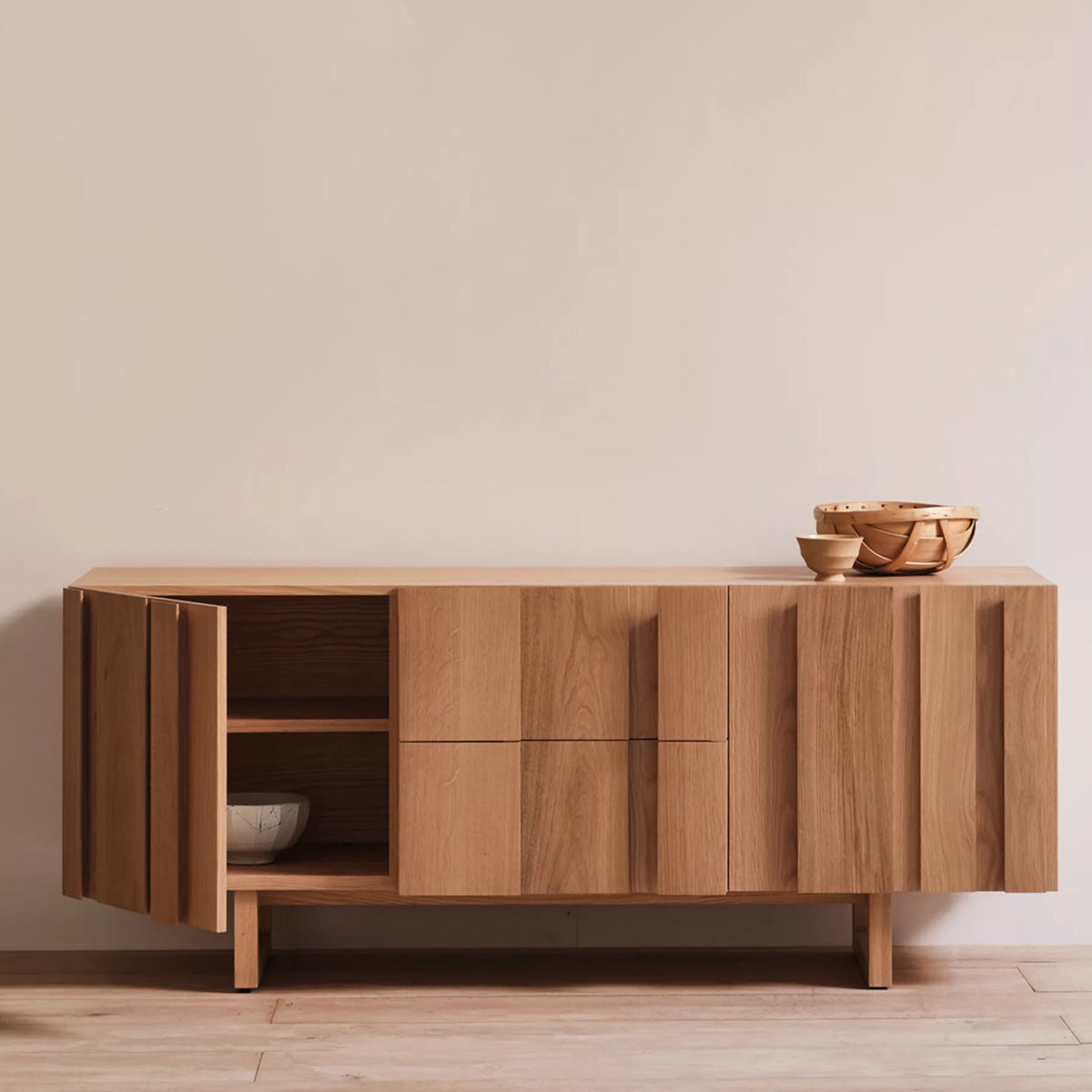 Darwin Fluted Sideboard – Zephh Lifestyle Pvt. Ltd.